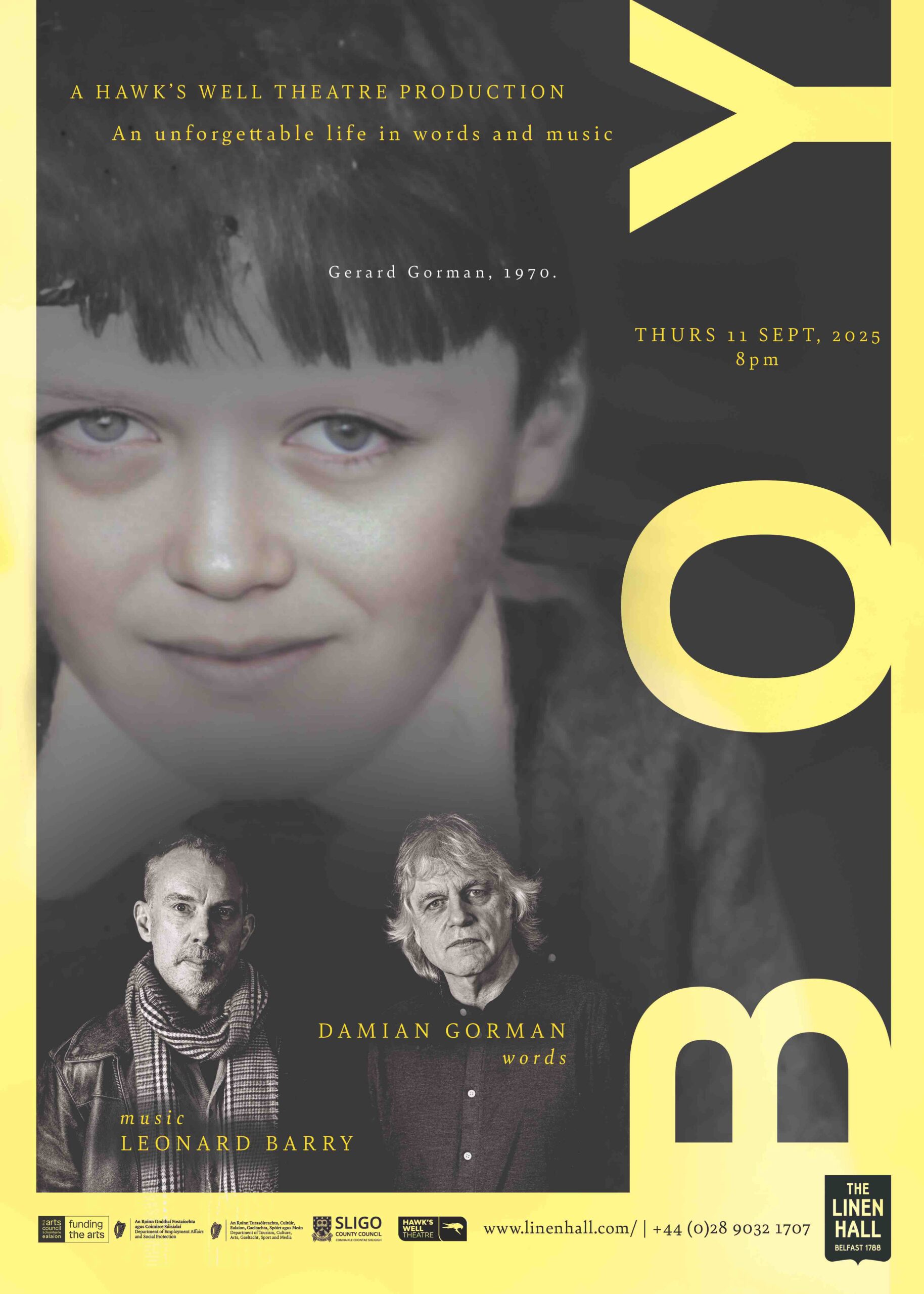 BOY: An unforgettable life in words and music - The Linen Hall, Belfast